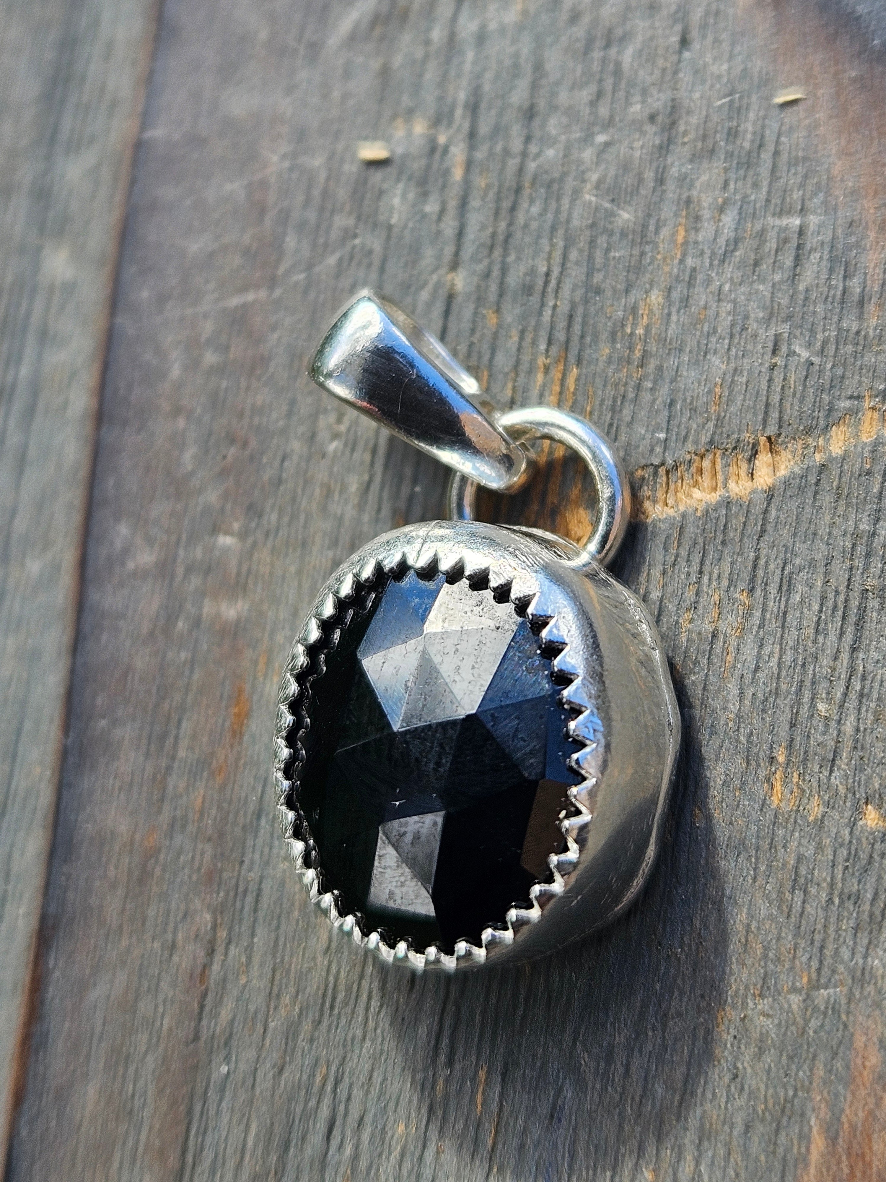 Black Spinel Pendant – Trianna's Fine Designs